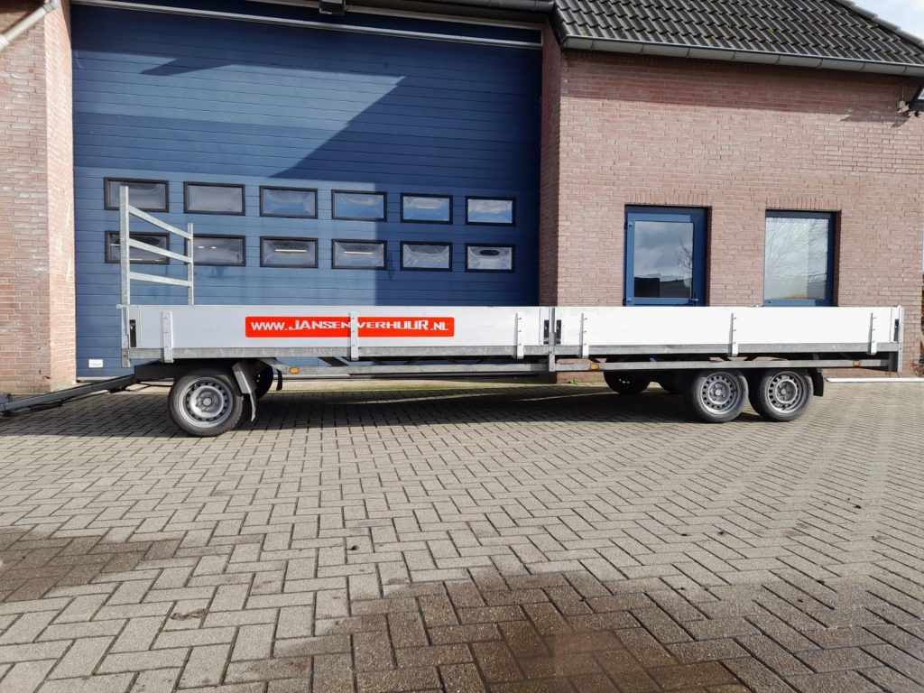 Schamelwagen 6.00*2.05 3500kg - Jansen Verhuur